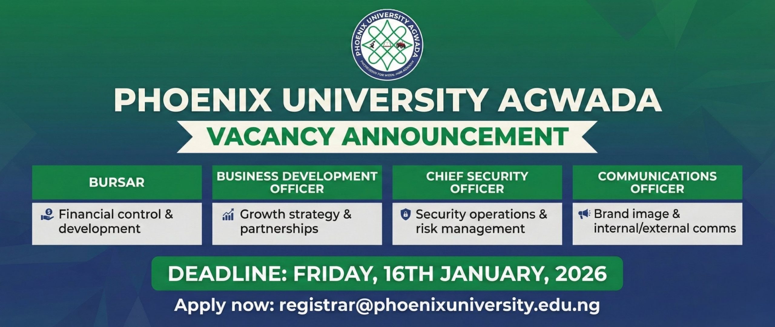 Phoenix University Agwada